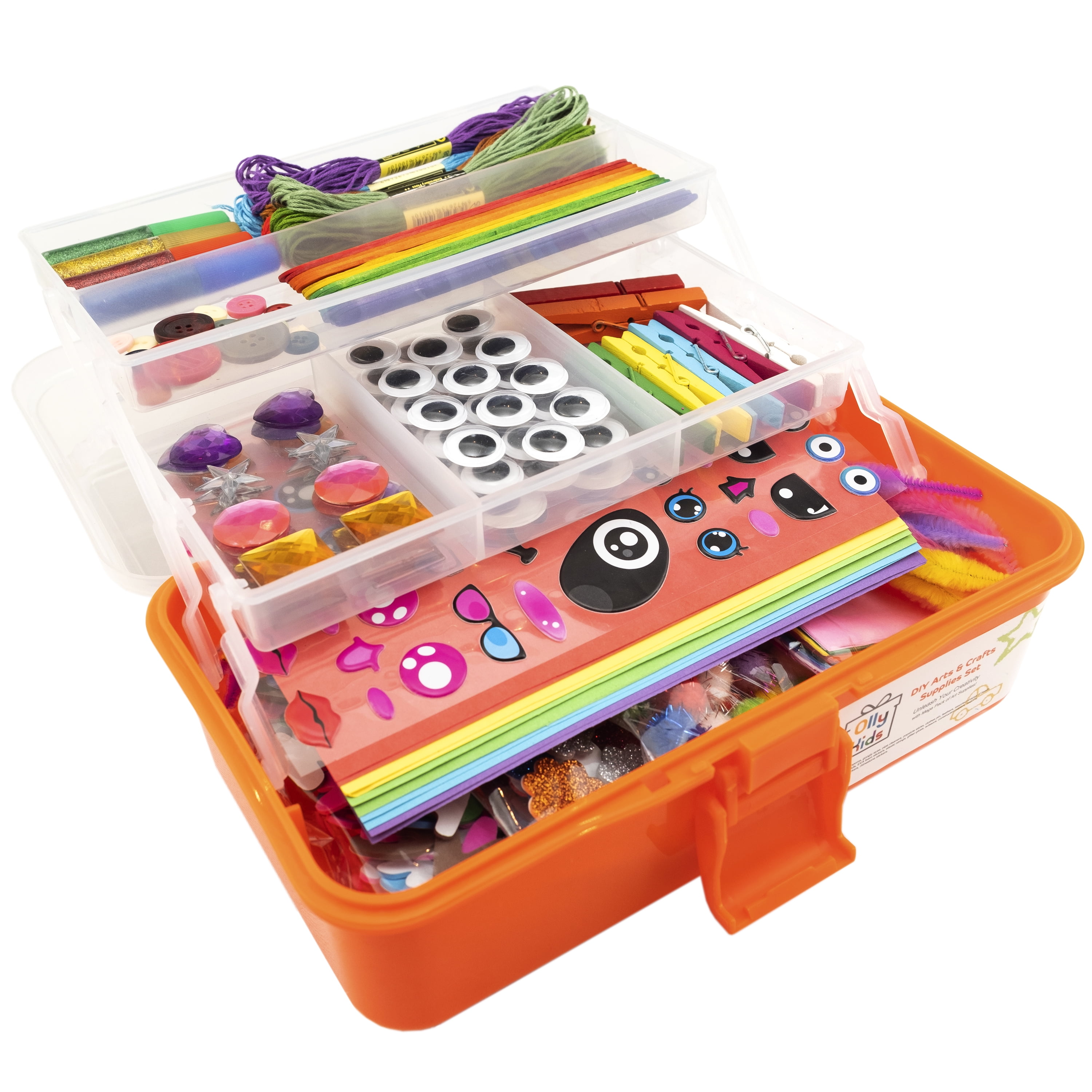 Olly Kids My First Craft Box - Ultimate Arts and Crafts Kit for Starter ...