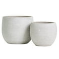 Olly & Rose Barcelona Ceramic Plant Pot Set 2 - Indoor & Outdoor Small ...