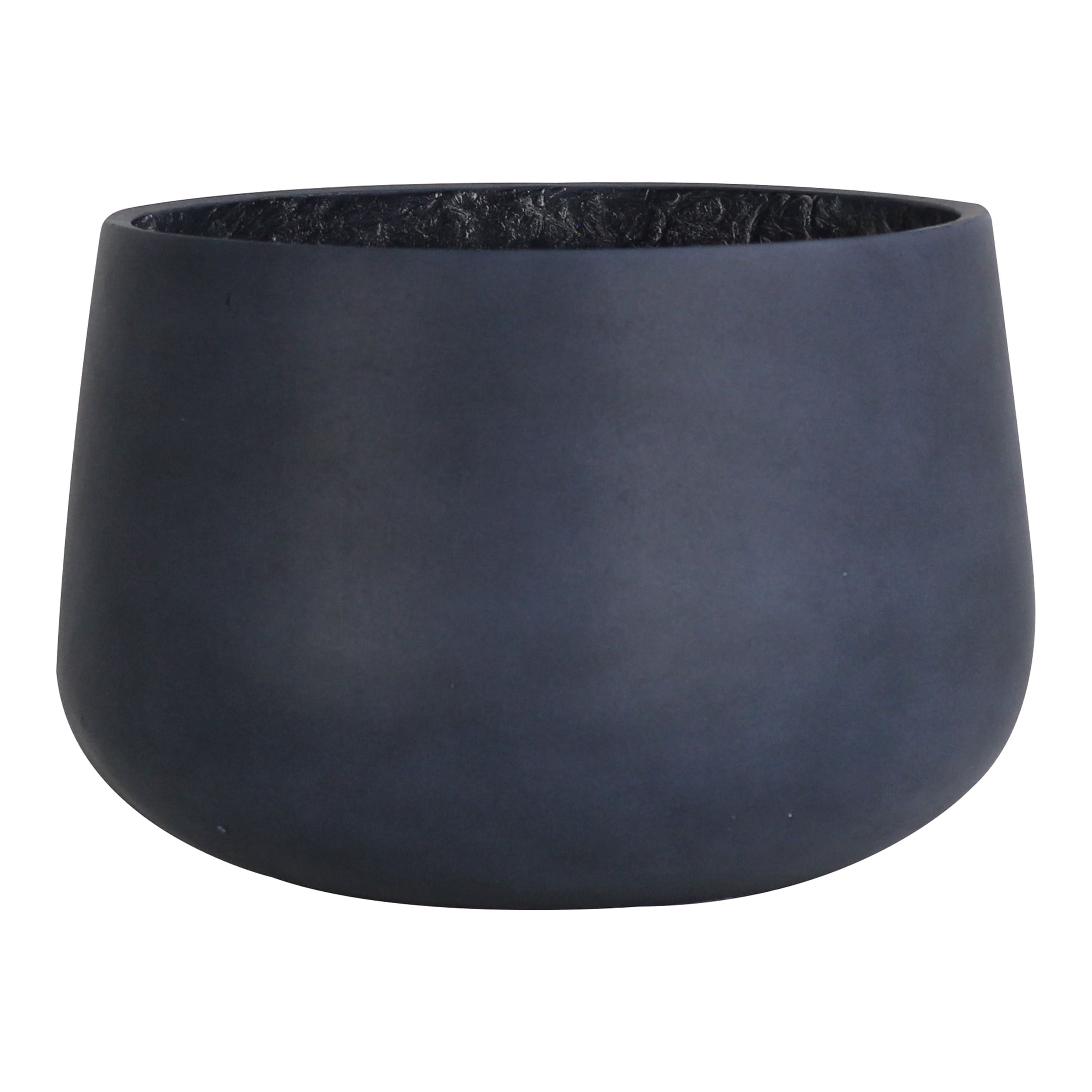 Olly & Rose Extra Large Plant Pot - Black White Wash Garden Planter XL ...