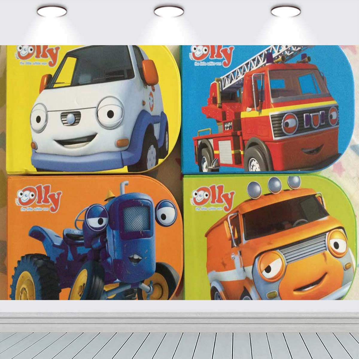 Olly the little white vanMe Taspestry Poster Banner Backdrop Background ...