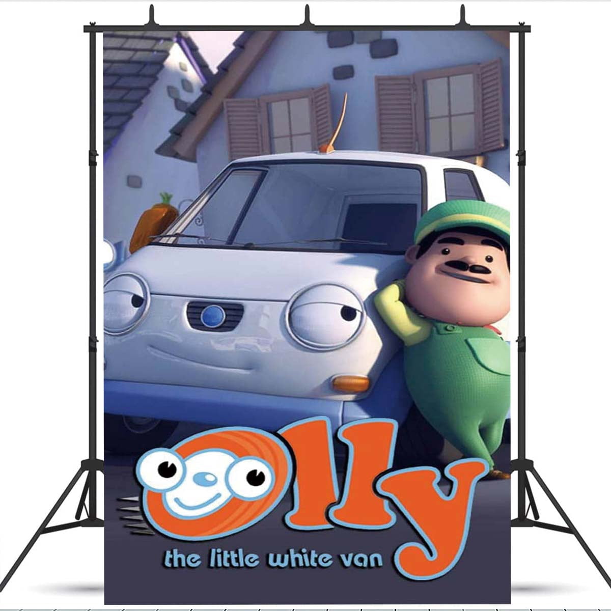 Olly the little white vanMe school Backdrop Taspestry Banner Party ...
