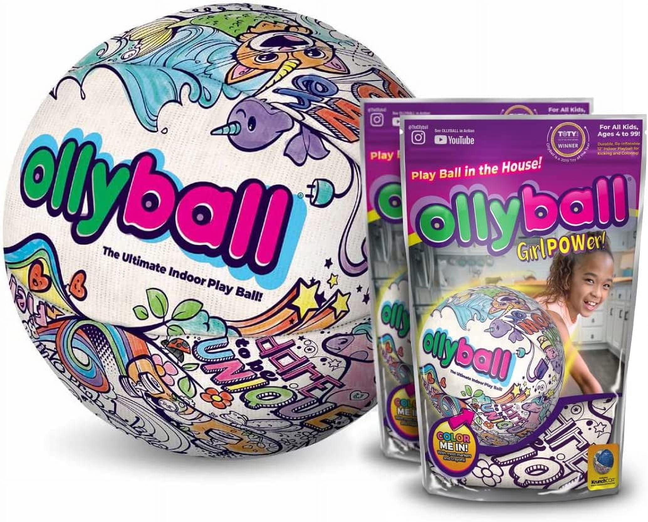 Ollyball Girl Power! The Ultimate Indoor Colorable Play Ball for ...