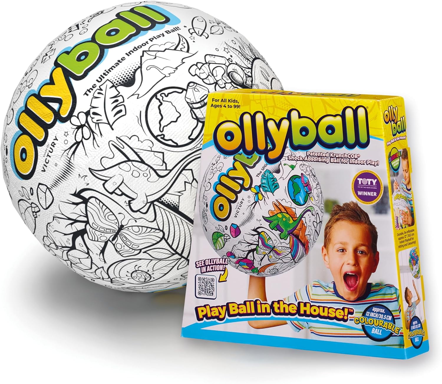 Ollyball The Ultimate Indoor Play Ball for Kids and Parents - Walmart.com