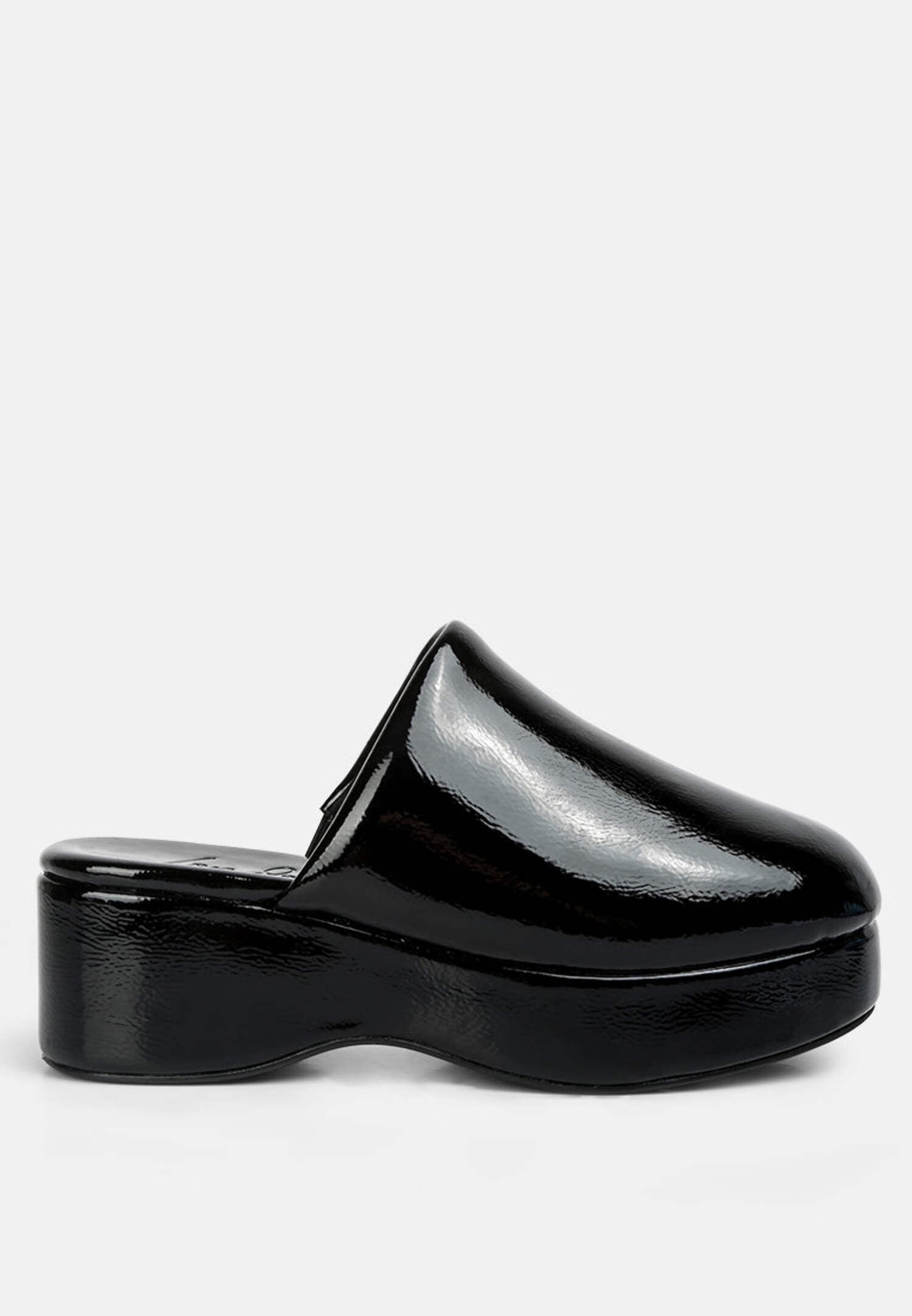 Olori Solid Platform Slip On Mules - Walmart.com