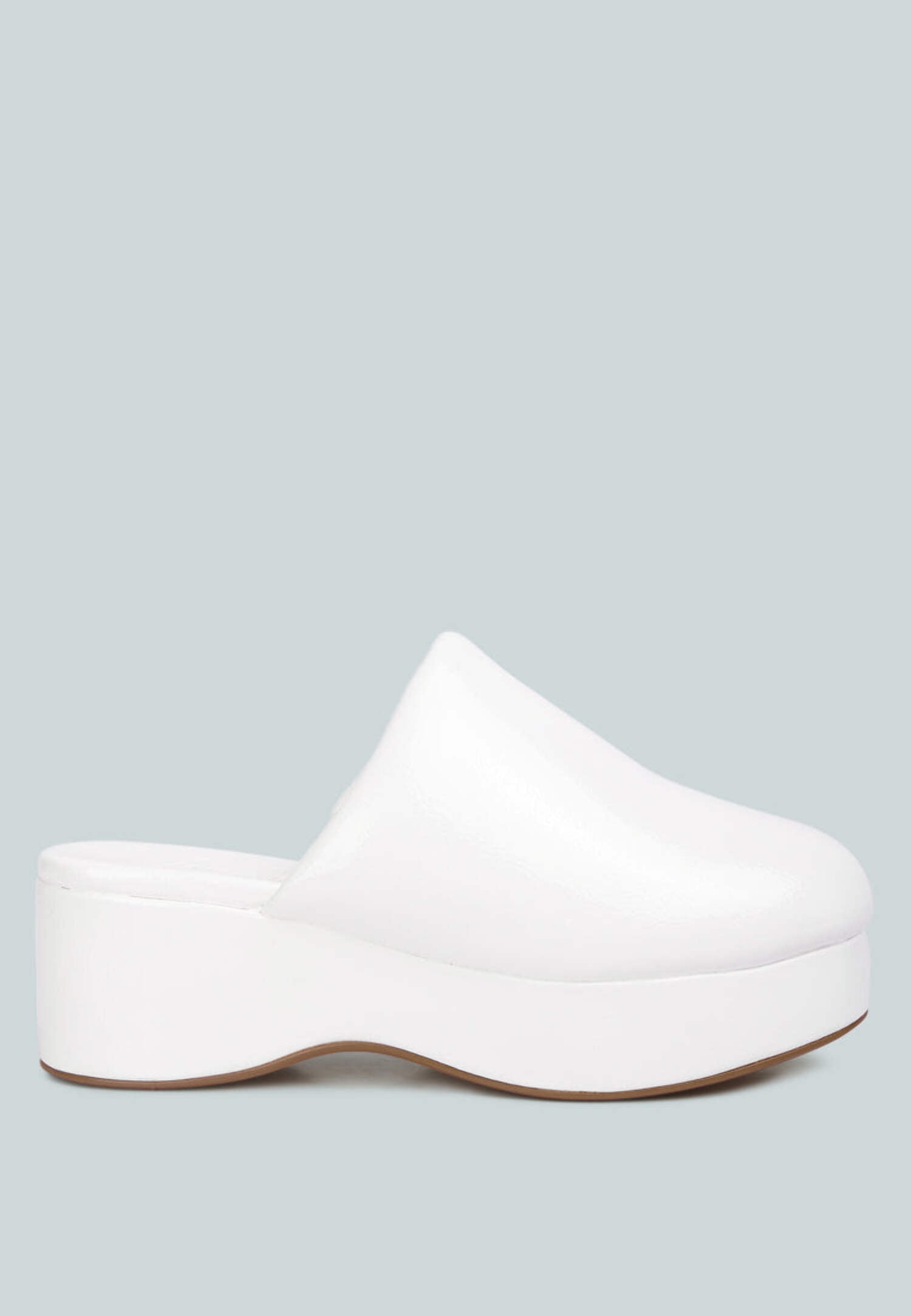 Olori Solid Platform Slip On Mules - Walmart.com