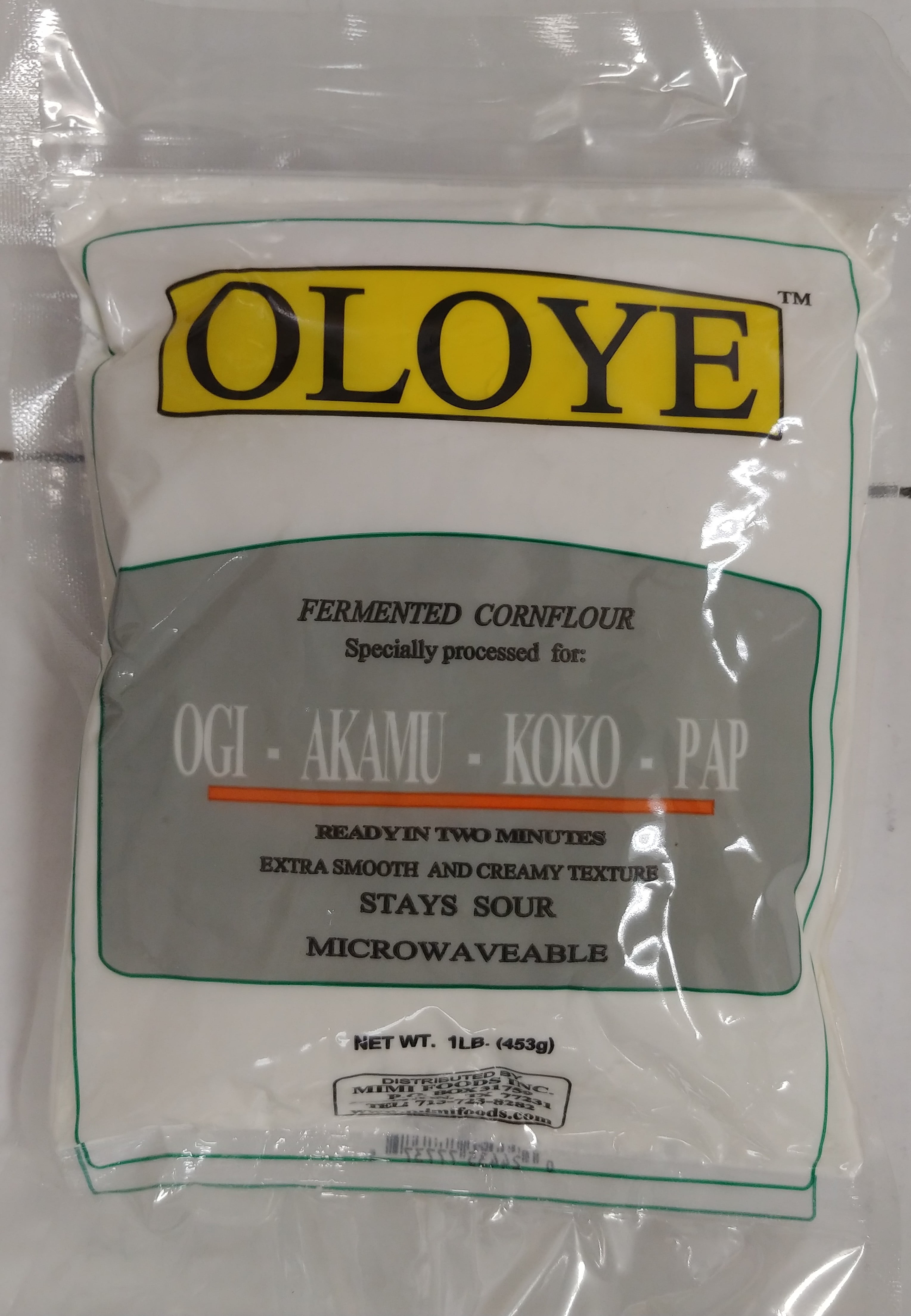 Oloye Pap (Ogi/Akamu) - 1LB, Traditional African Fermented Cereal ...