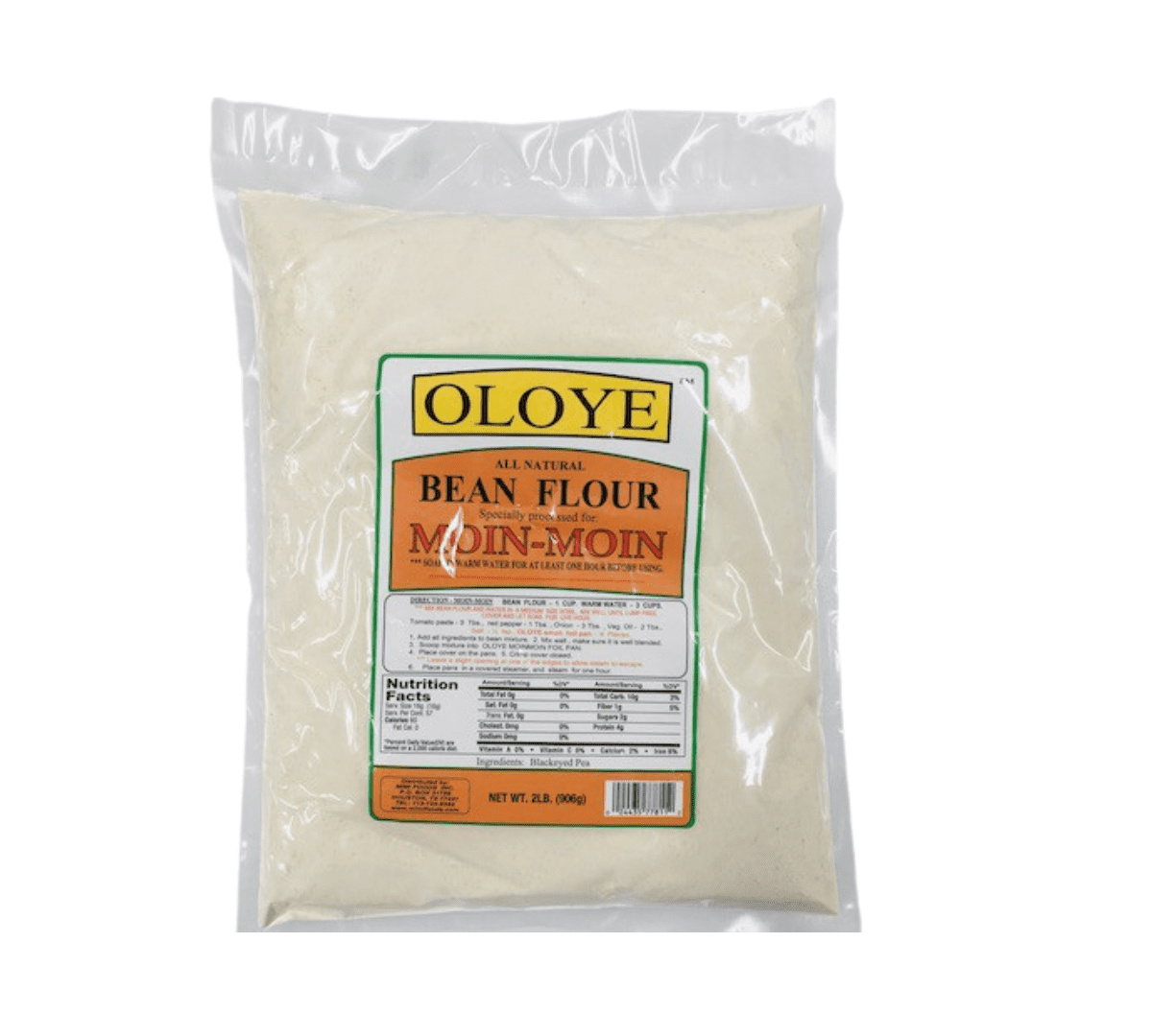 Oloye Pealed Beans Flour/ Moin-Moin/2lbs - Walmart.com