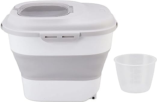 Olpad Rice Container Cereal Food Storage Collapsible Airtight Rice ...