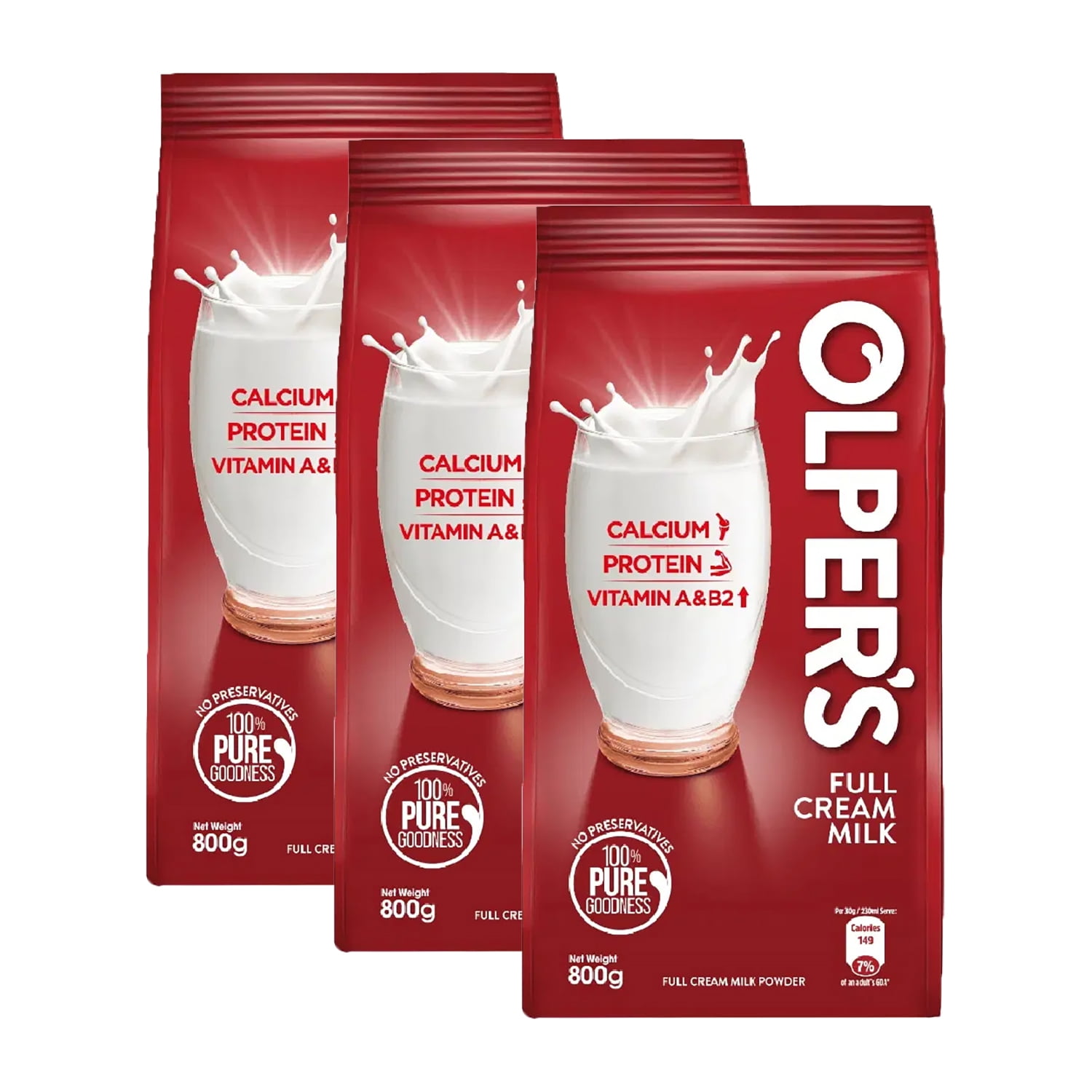 Olper's Full Cream Milk Powder 800g (28.21Oz) | Pack of 3 | Richness of ...