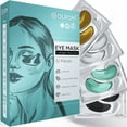 Olrom Collagen Under Eye Patches Mask - 16 Pairs - 4 Kits for Dark ...