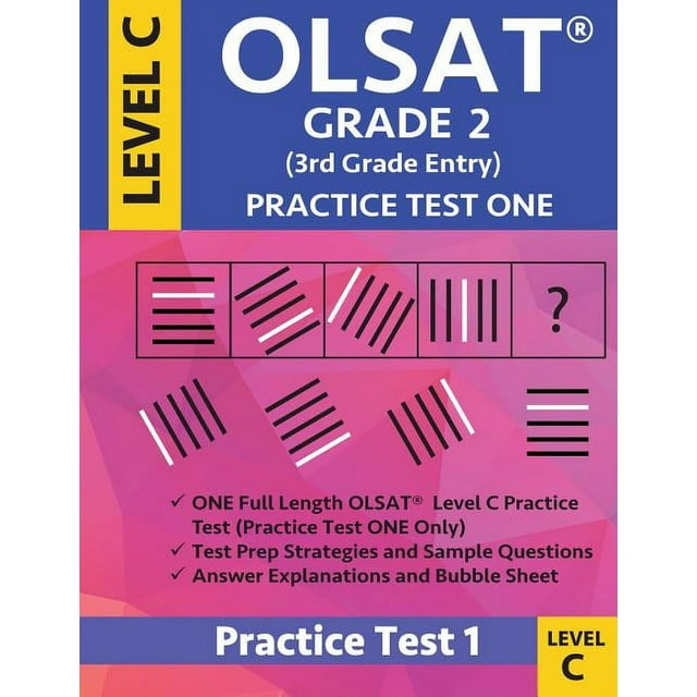 Olsat Grade 2 (3rd Grade Entry) Level C: Practice Test One Gifted and ...