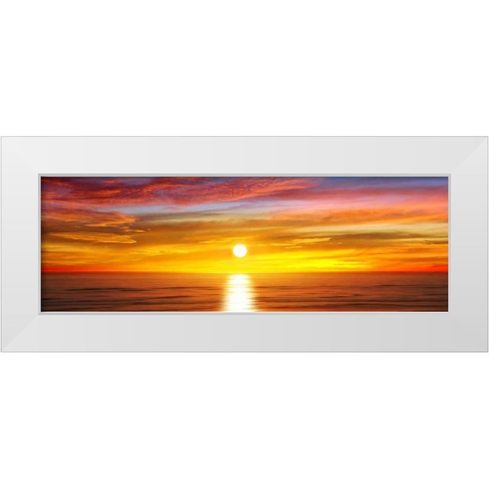 Olsen, Maggie 24x11 White Modern Wood Framed Museum Art Print Titled ...