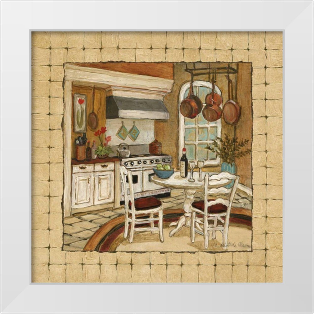 Olson, Charlene 20x20 White Modern Wood Framed Museum Art Print Titled ...