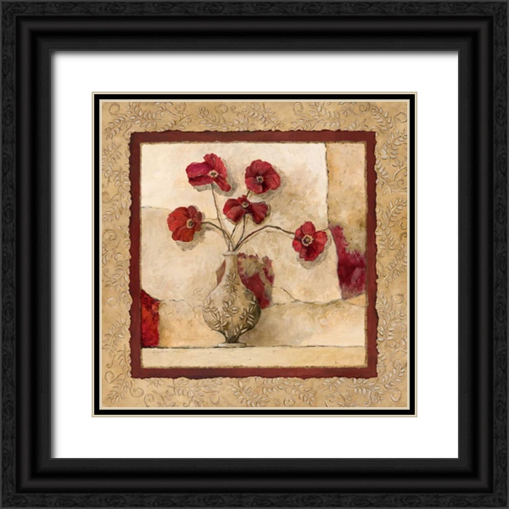 Olson, Charlene 26x26 Black Ornate Wood Framed with Double Matting ...