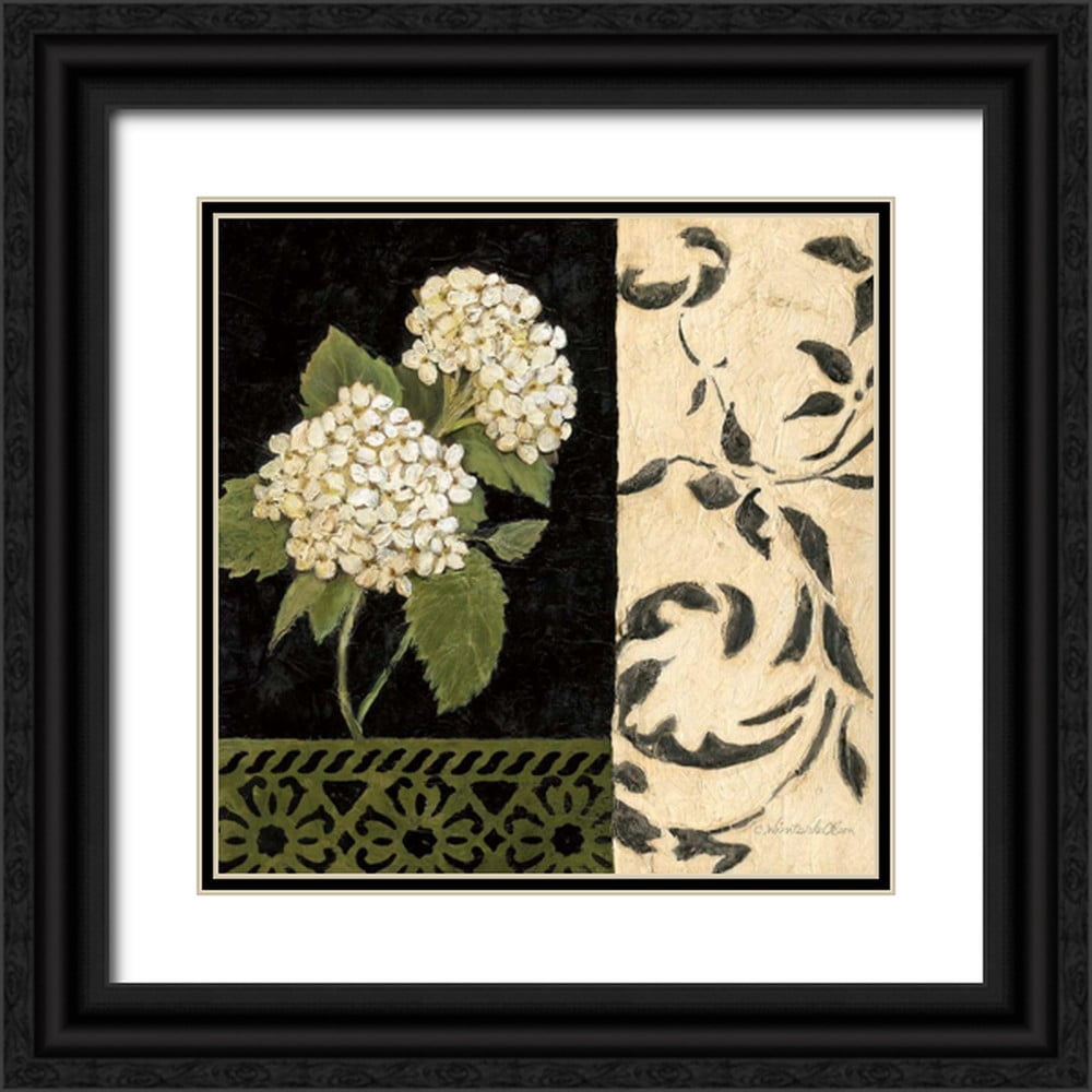 Olson, Charlene 26x26 Black Ornate Wood Framed with Double Matting ...