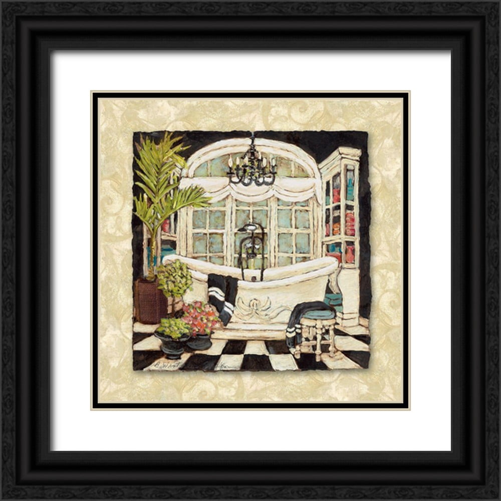 Olson, Charlene 26x26 Black Ornate Wood Framed with Double Matting ...