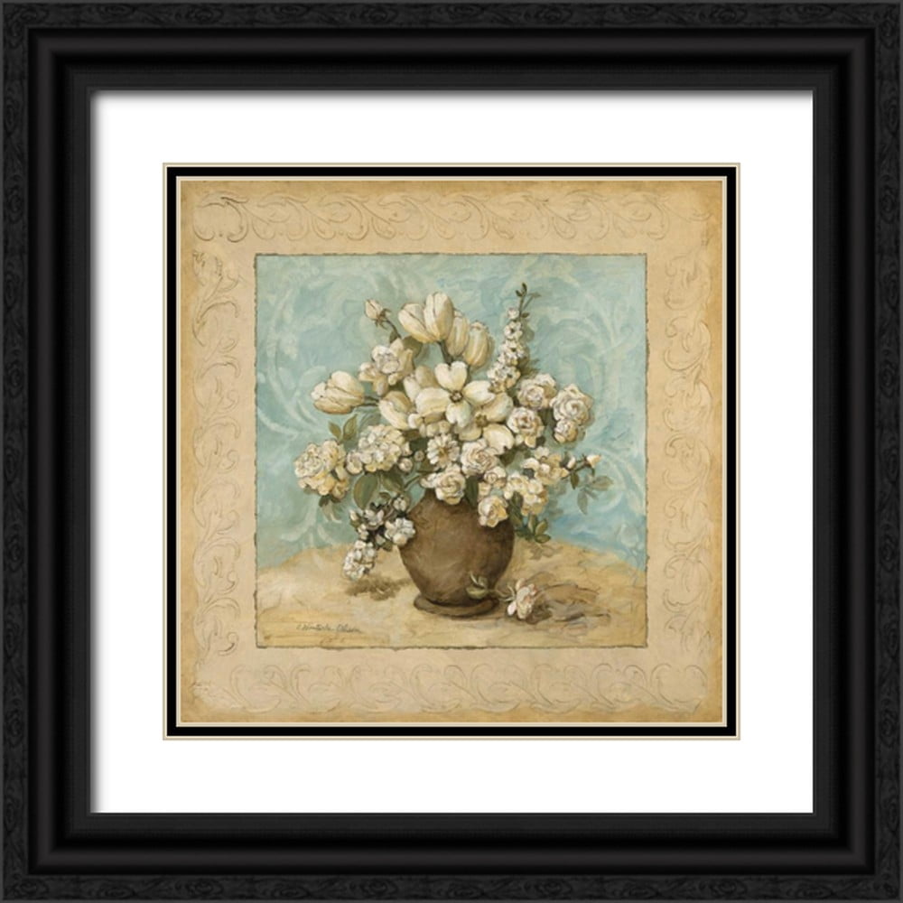 Olson, Charlene 26x26 Black Ornate Wood Framed with Double Matting ...