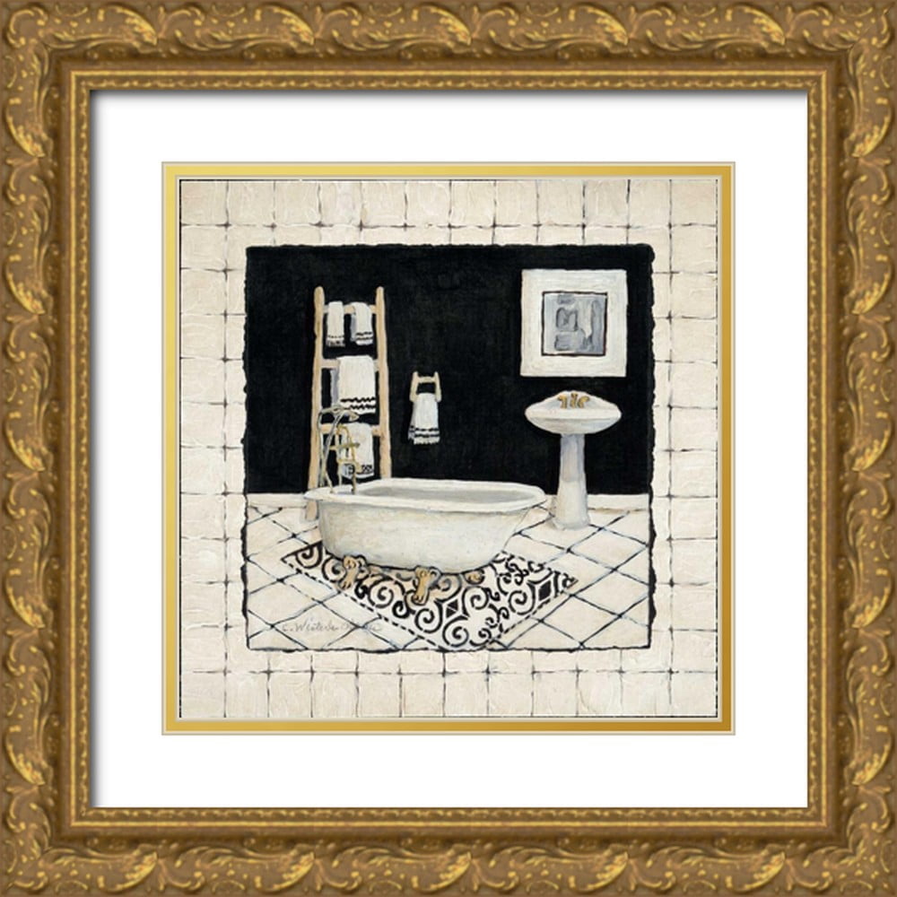 Olson, Charlene 26x26 Gold Ornate Wood Framed with Double Matting ...
