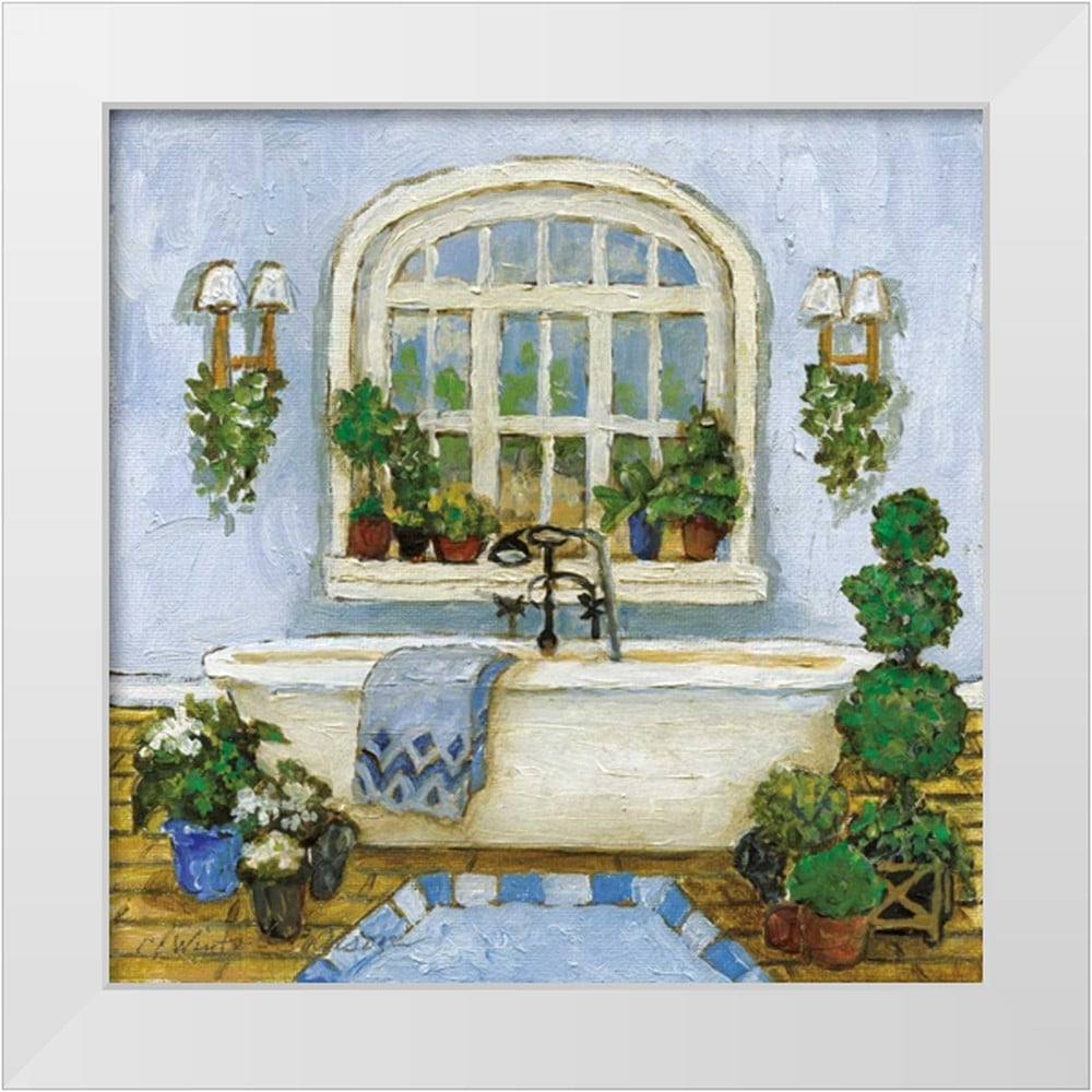 Olson, Charlene 26x26 White Modern Wood Framed Museum Art Print Titled ...