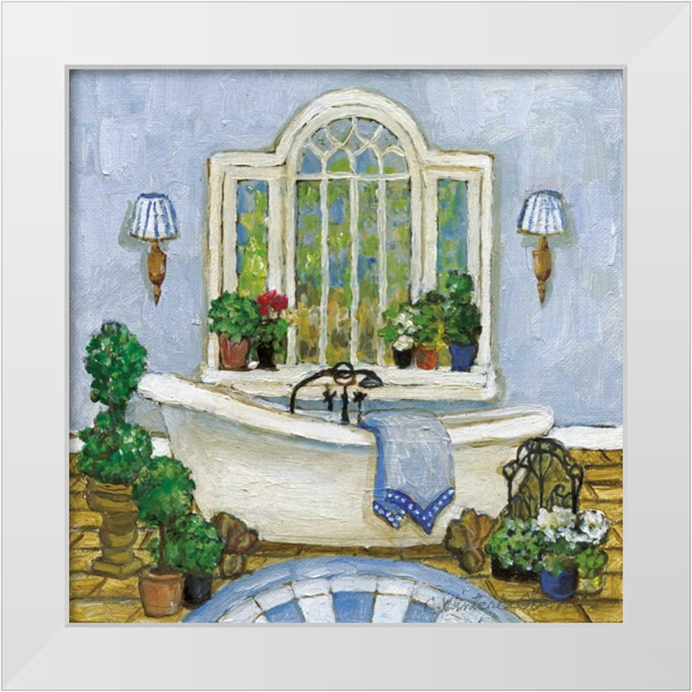 Olson, Charlene 26x26 White Modern Wood Framed Museum Art Print Titled ...