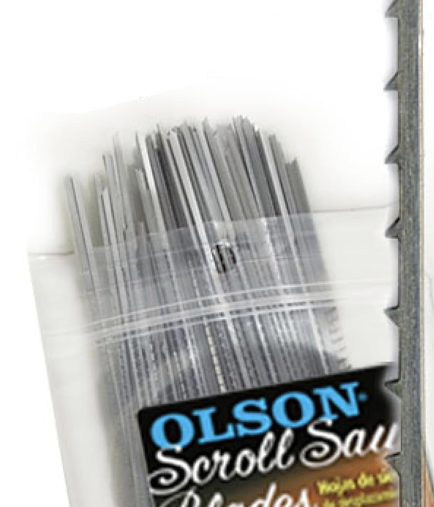 Olson PGT® Scroll Saw Blade 5″ Long PG459GR, 9RG, .048 x .018in, TPI 8 ...