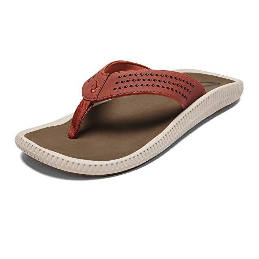 OluKai Men's Ulele Flip Canoe/Mustang - 10435-1213 - Walmart.com