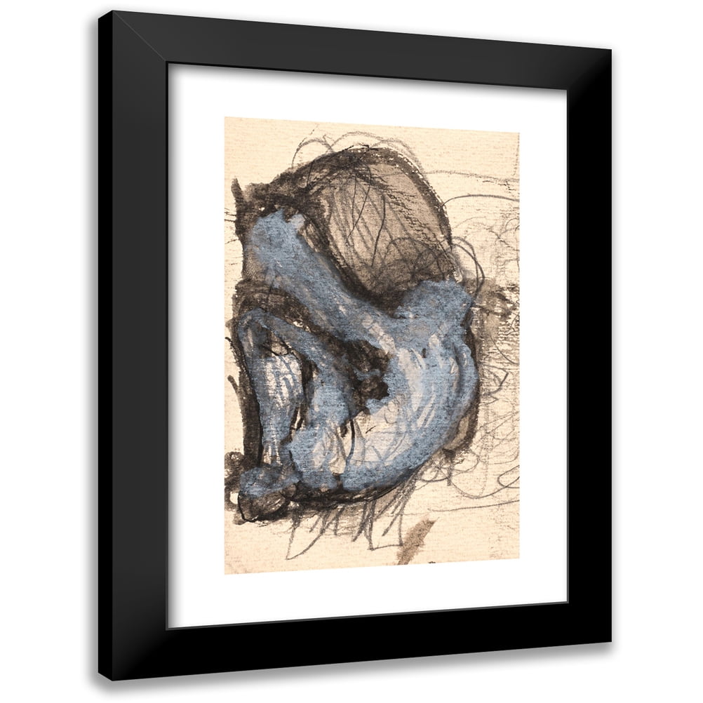 Oluf Hartmann 11x14 Black Modern Framed Museum Art Print Titled - Study ...