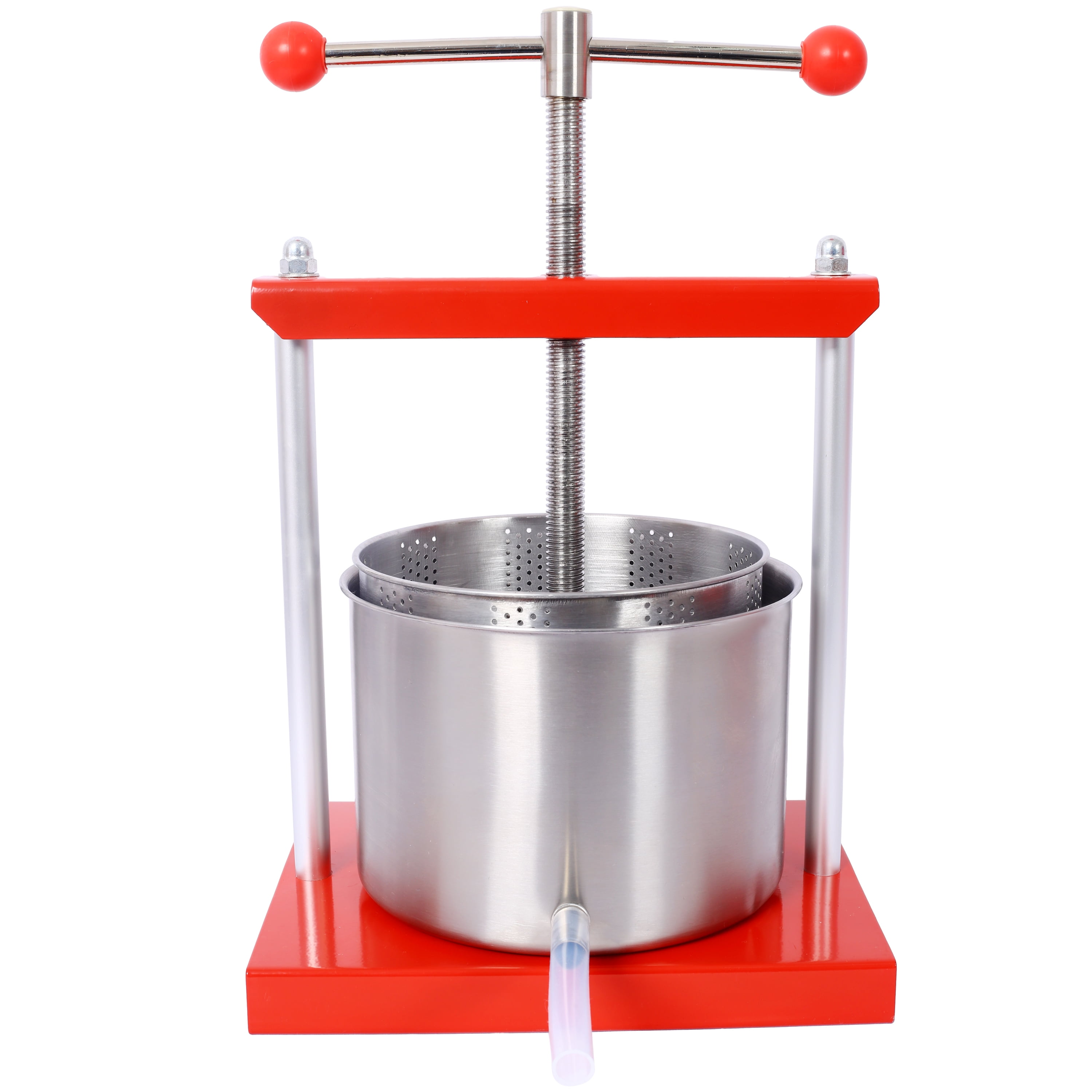 Olurrisa 0.53 Gallon Mini Manual Fruit Press - Stainless Steel Juicer ...