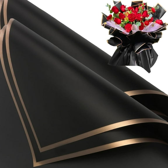 Bouquet Wrapping Paper 4 Yards Floral Wrapping Paper White Floral Paper ...