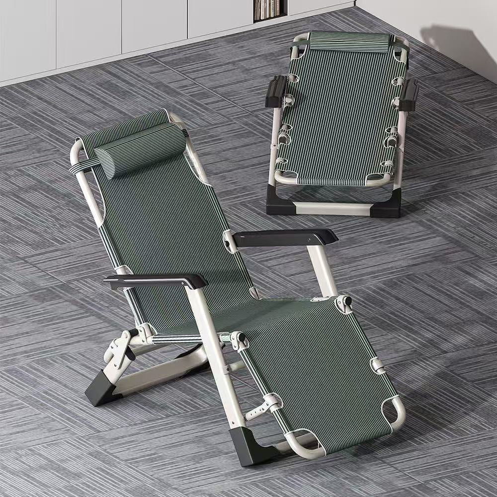 Olurrisa Folding Waterproof Adjustable Lounge Chair with Pillows ...
