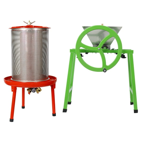 Olurrisa Hydraulic Fruit Wine Press with Fruit and Apple Crusher ...