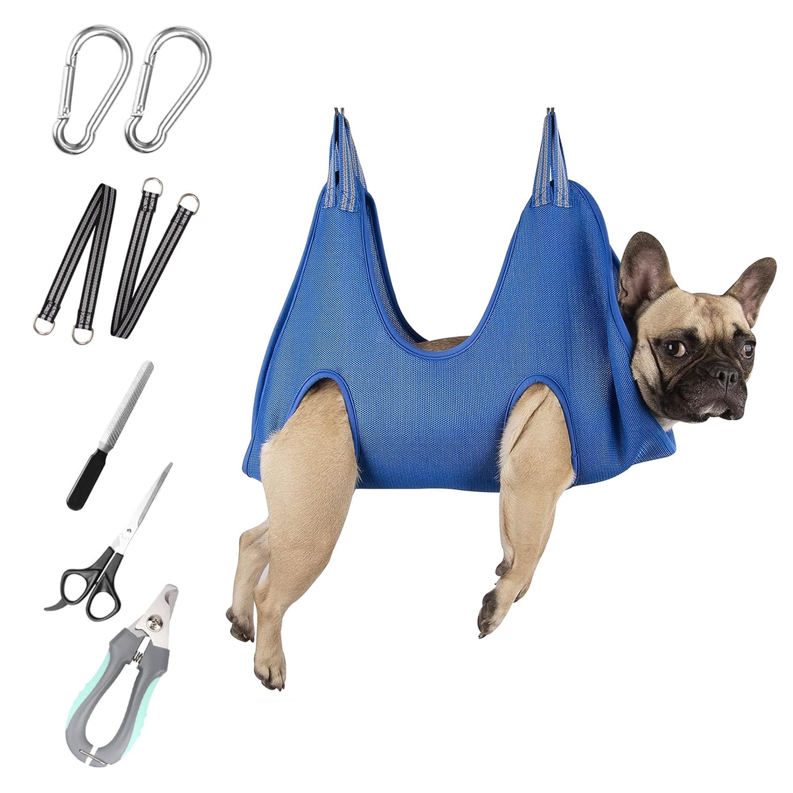 Olurrisa Pet Dog Grooming Hammock Harness for Cats & Dogs, Dog Sling ...