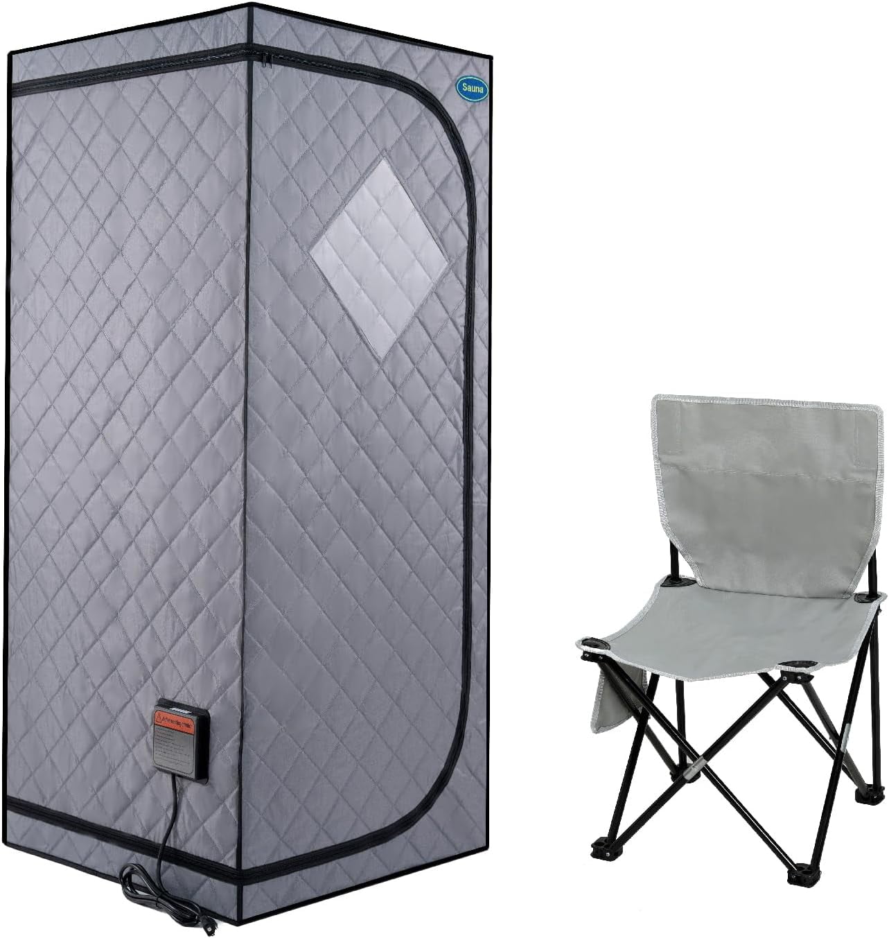 Olurrisa Portable Home Sauna Tent with Foot Pad & Foldable Chair, Fast ...