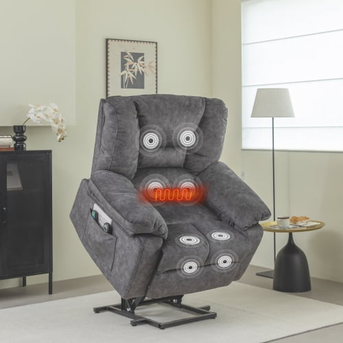 Olurrisa Power Lift Recliner Chair with 5 Massage Modes and Heat for ...