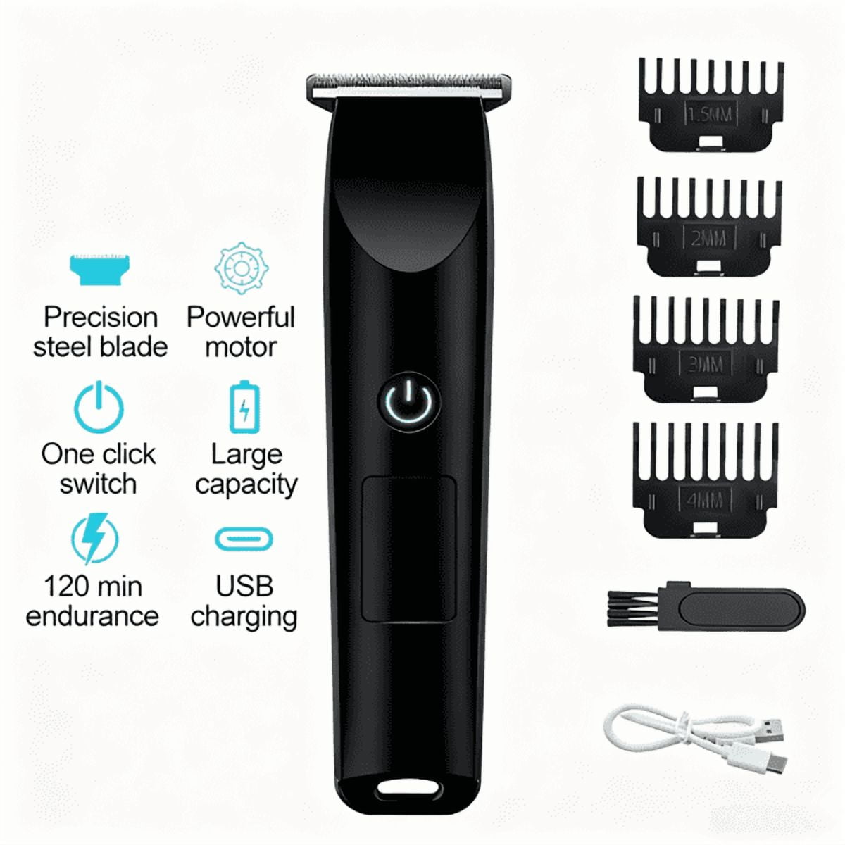 Olurrisa Professional Cordless Electric Shaver for Men, 8-in-1 Hair ...