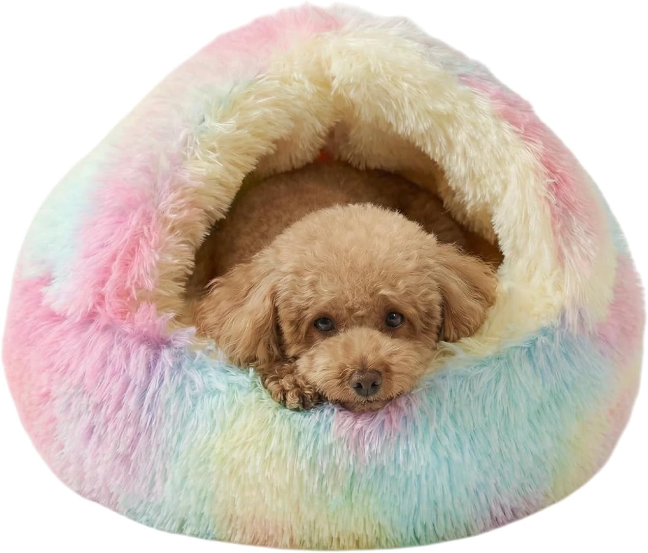 Olvys Cozy Cocoon Dog Bed, Anti-Slip & Waterproof Pet Nest for Small ...