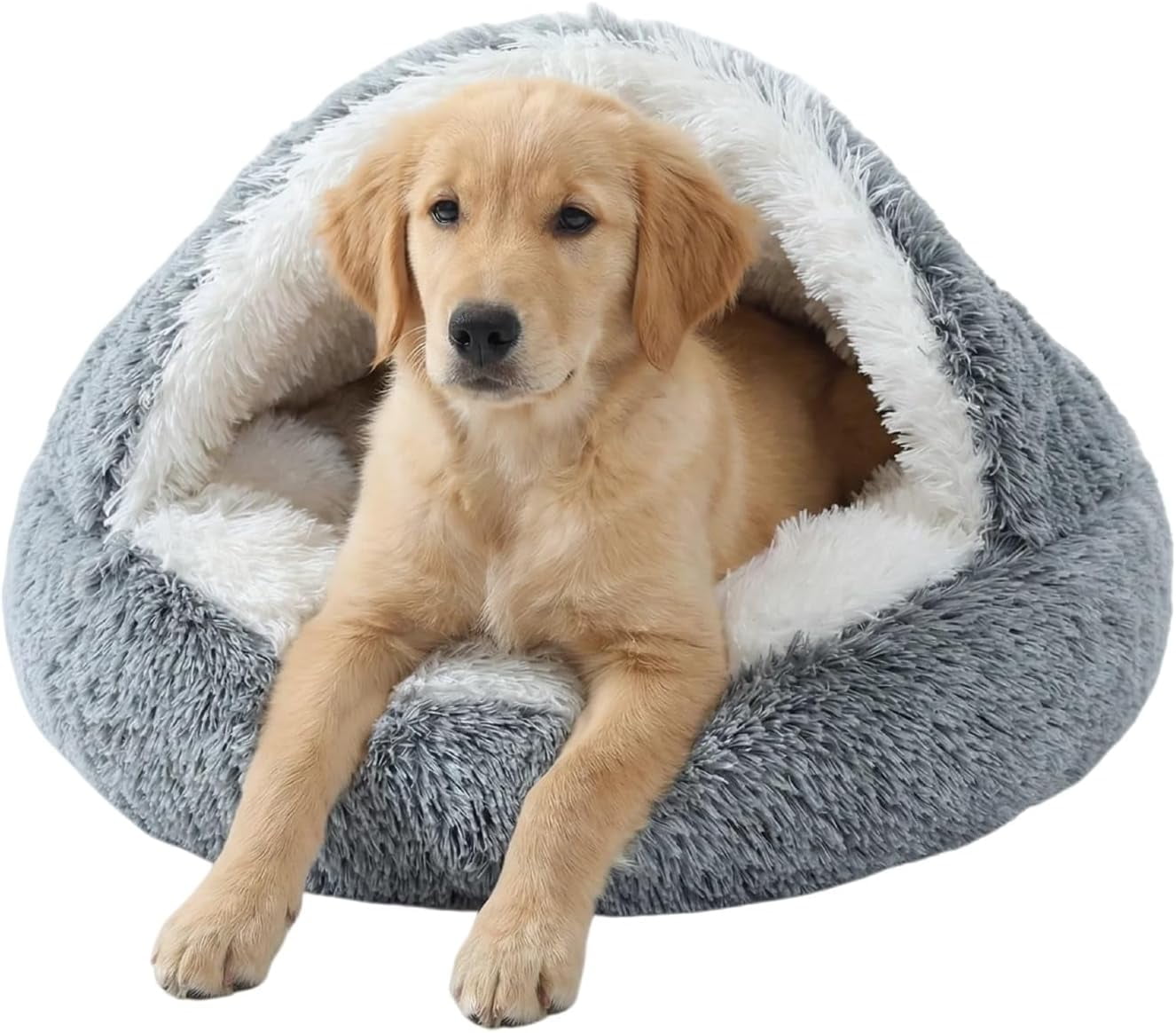 Olvys Cozy Cocoon Dog Bed, Anti-Slip & Waterproof Pet Nest for Small ...