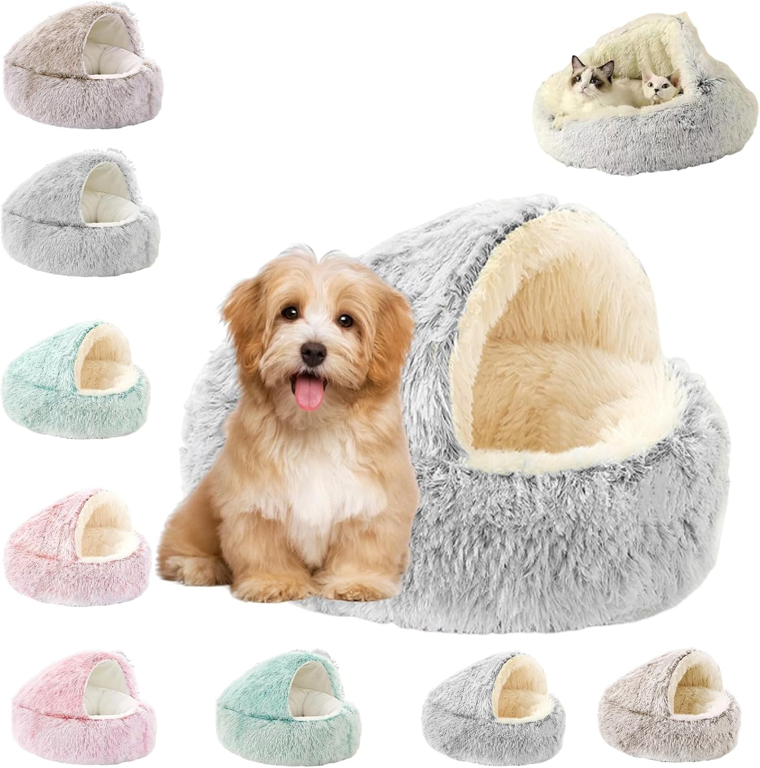 Olvys Cozy Cocoon Dog Bed, Cozy Cave Dog Bed, Dogs Bed with Cover Cave, Cozys Cocoon Pet Beds ...
