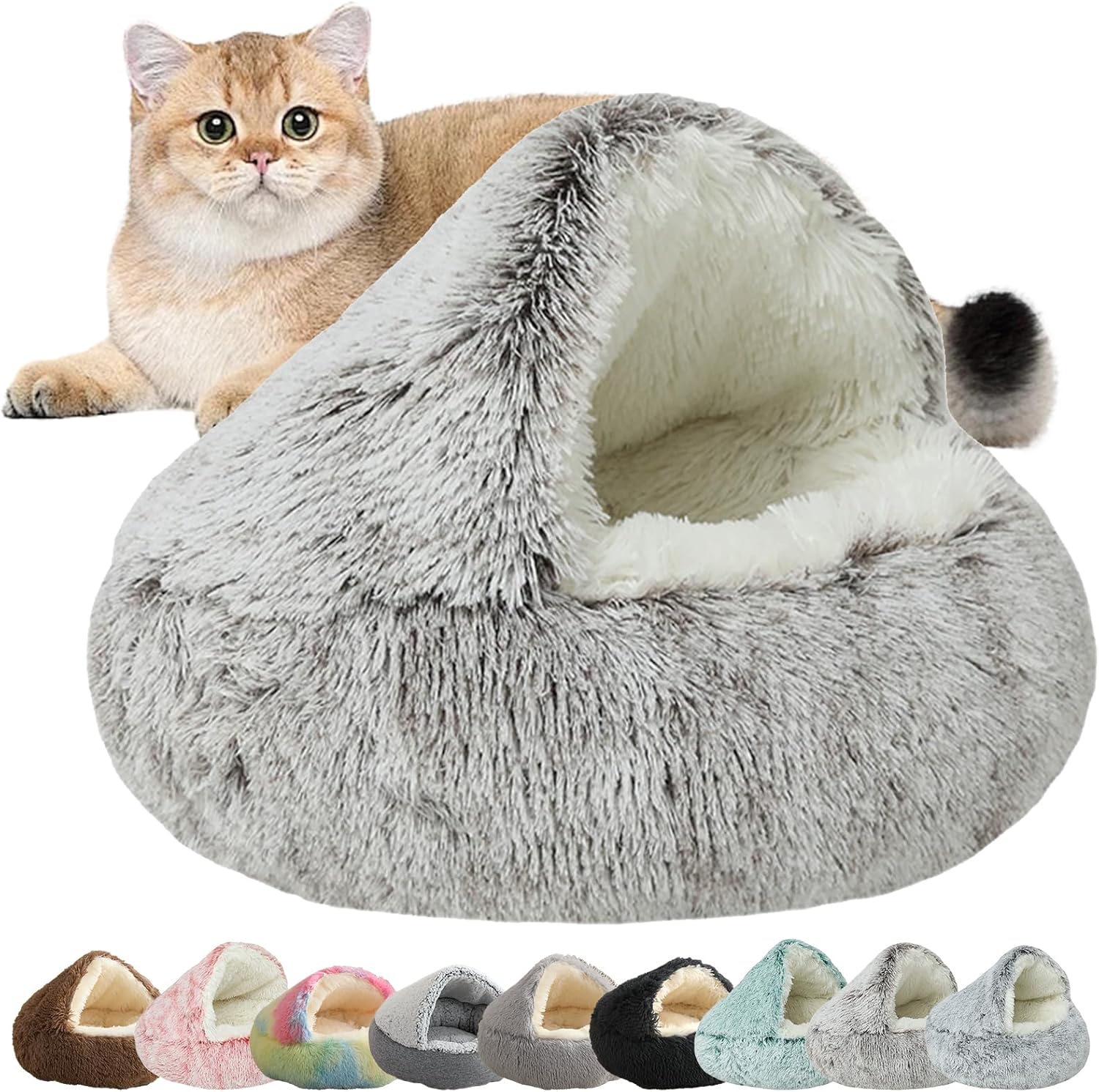 Olvys Cozy Cocoon Dog Bed, Washable Olvys Cuddle Dog Bed for Dogs Small ...