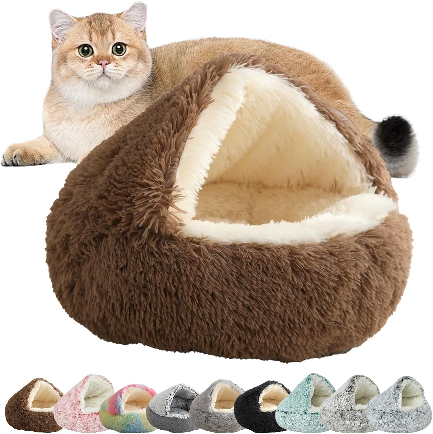Olvys Cozy Cocoon Dog Bed, Washable Olvys Cuddle Dog Bed for Dogs Small ...