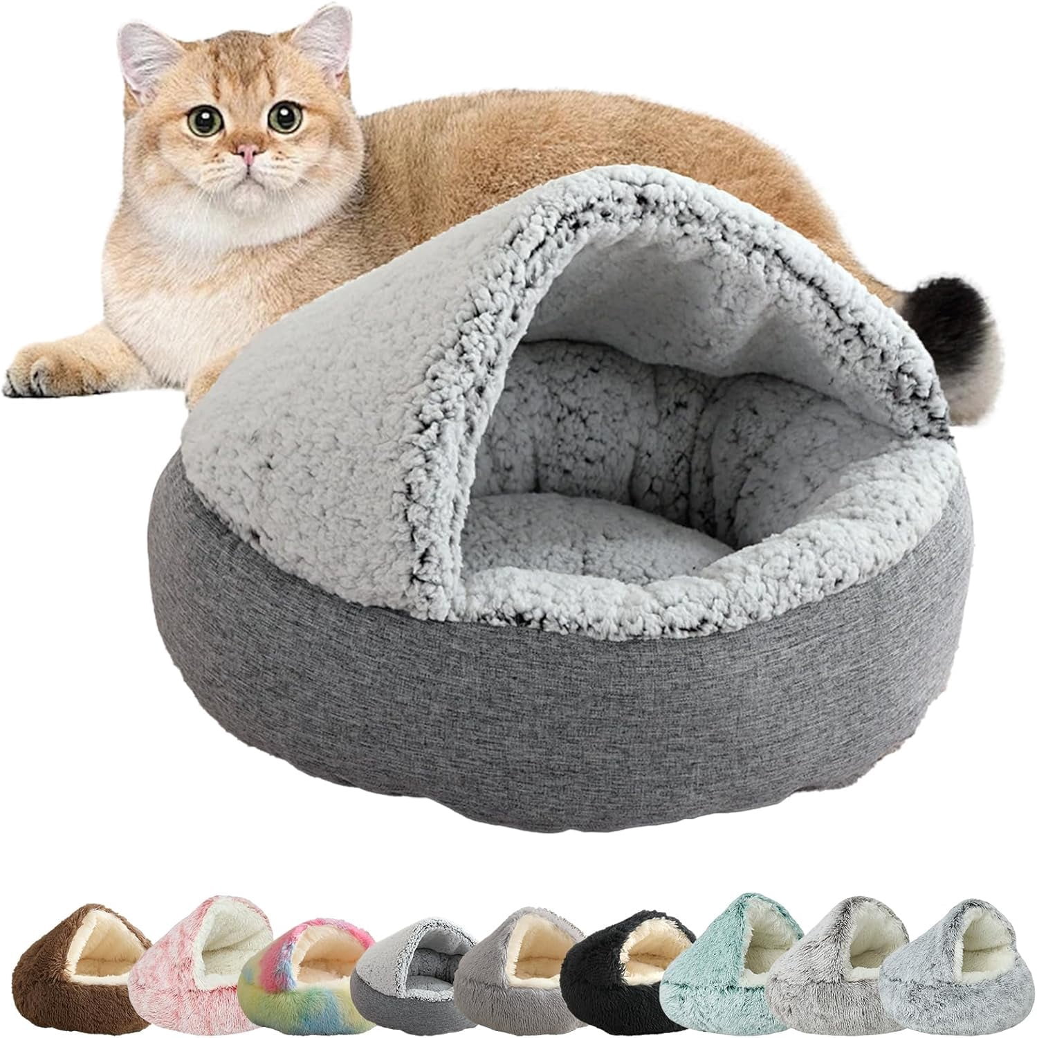 Olvys Cozy Cocoon Dog Bed, Washable Olvys Cuddle Dog Bed for Dogs Small ...
