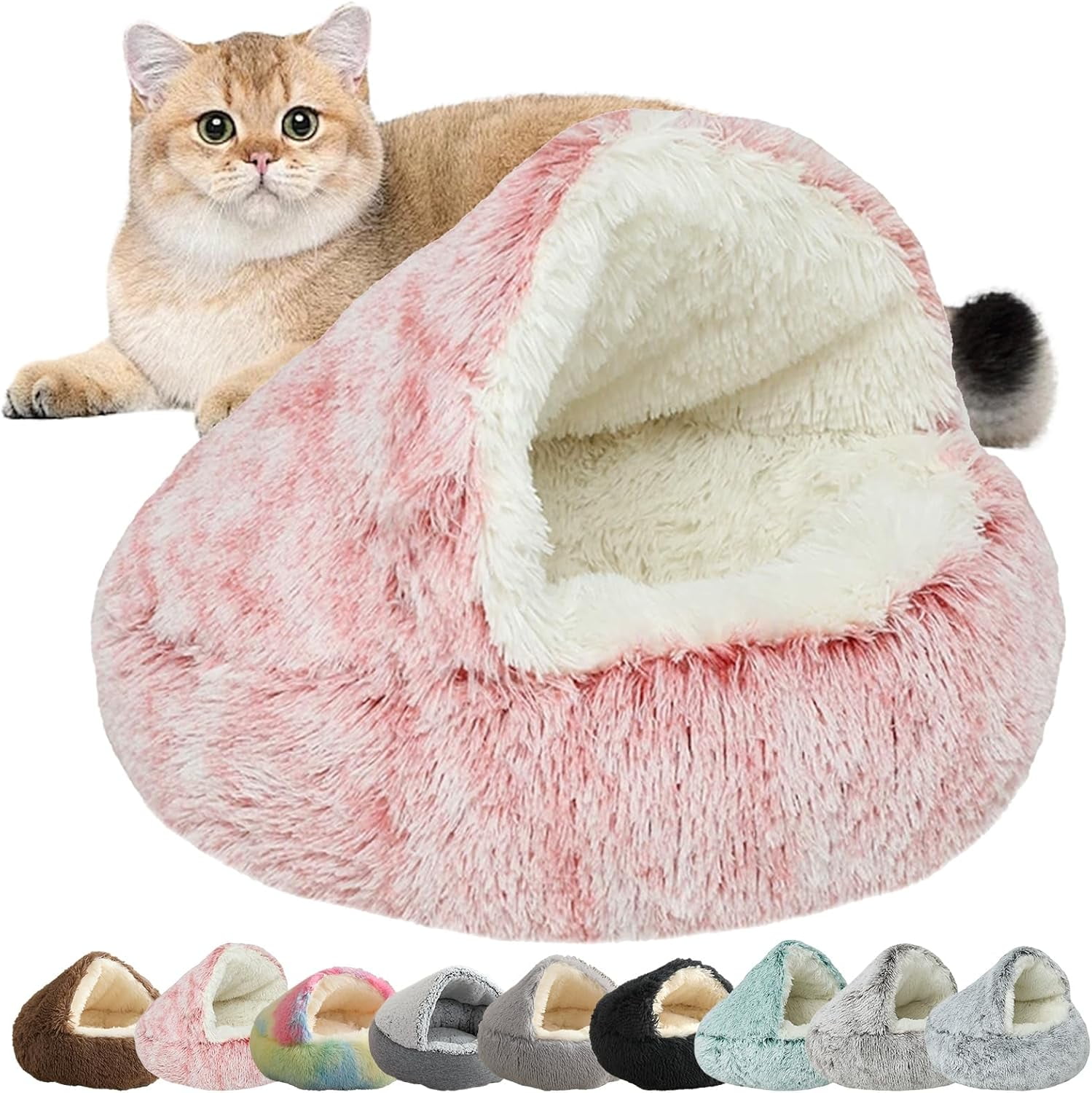 Olvys Cozy Cocoon Dog Bed, Washable Olvys Cuddle Dog Bed for Dogs Small ...