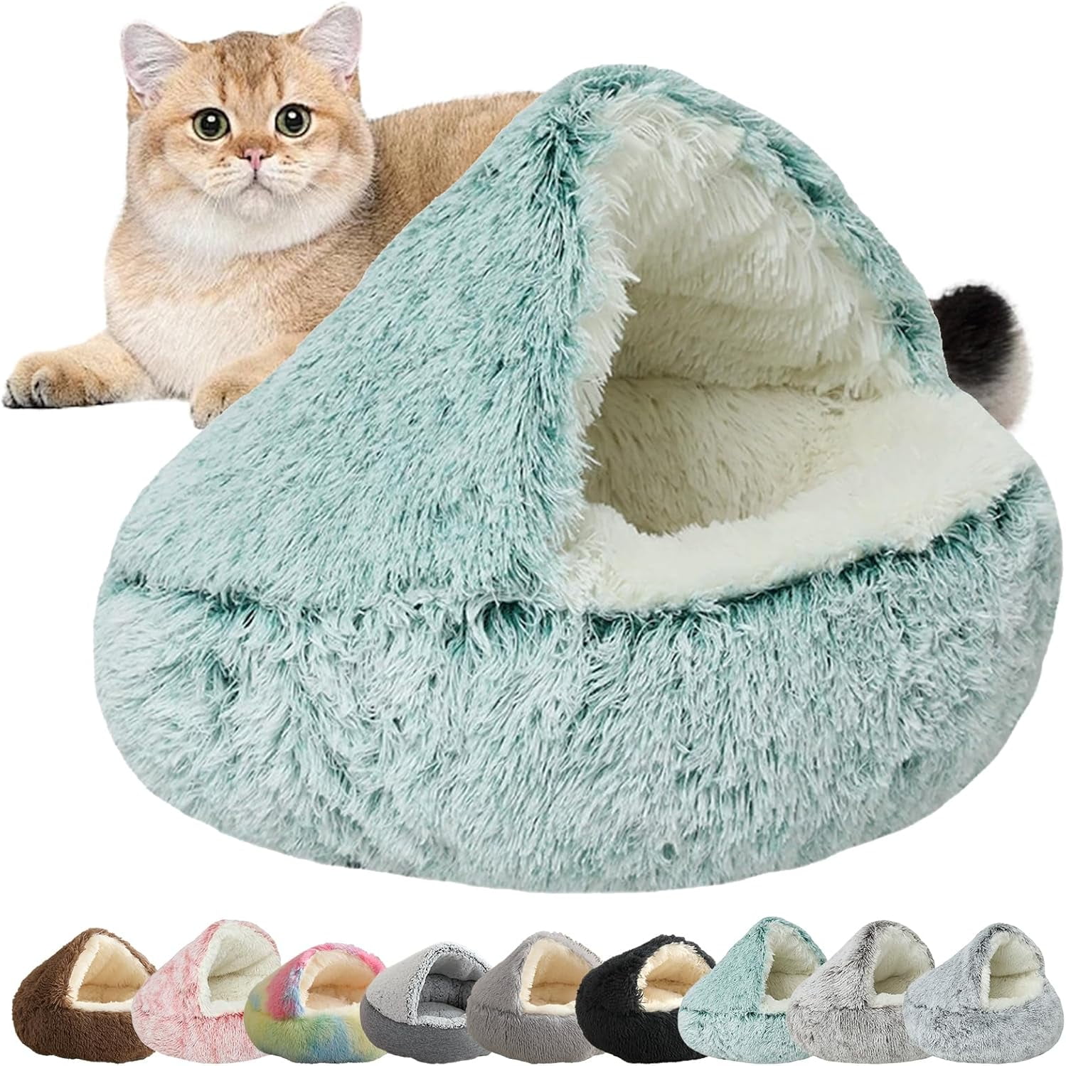 Olvys Cozy Cocoon Dog Bed, Washable Olvys Cuddle Dog Bed for Dogs Small ...