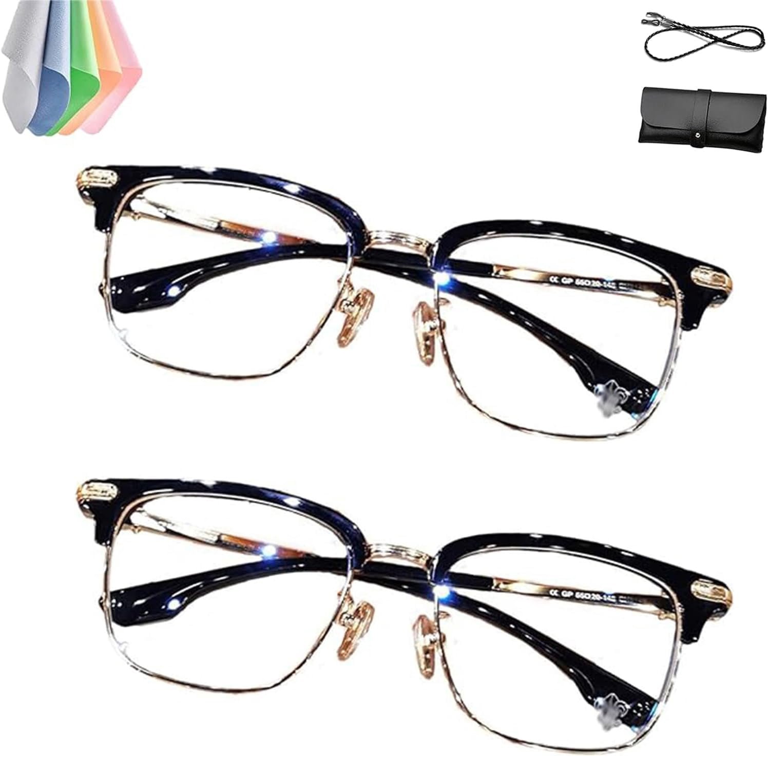 Olygee Optireaders Pro, Clarity Blue Glasses, Auto Adjusting Reading ...