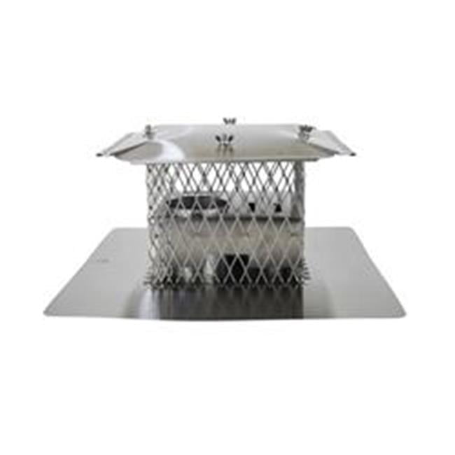 Olympia 3 x 3 in. Stainless Steel Co-Linear Cap - Walmart.com