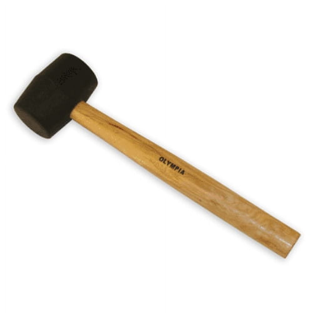 Olympia 61-108 Rubber Mallet With Wood Handle, 8 Oz - Walmart.com