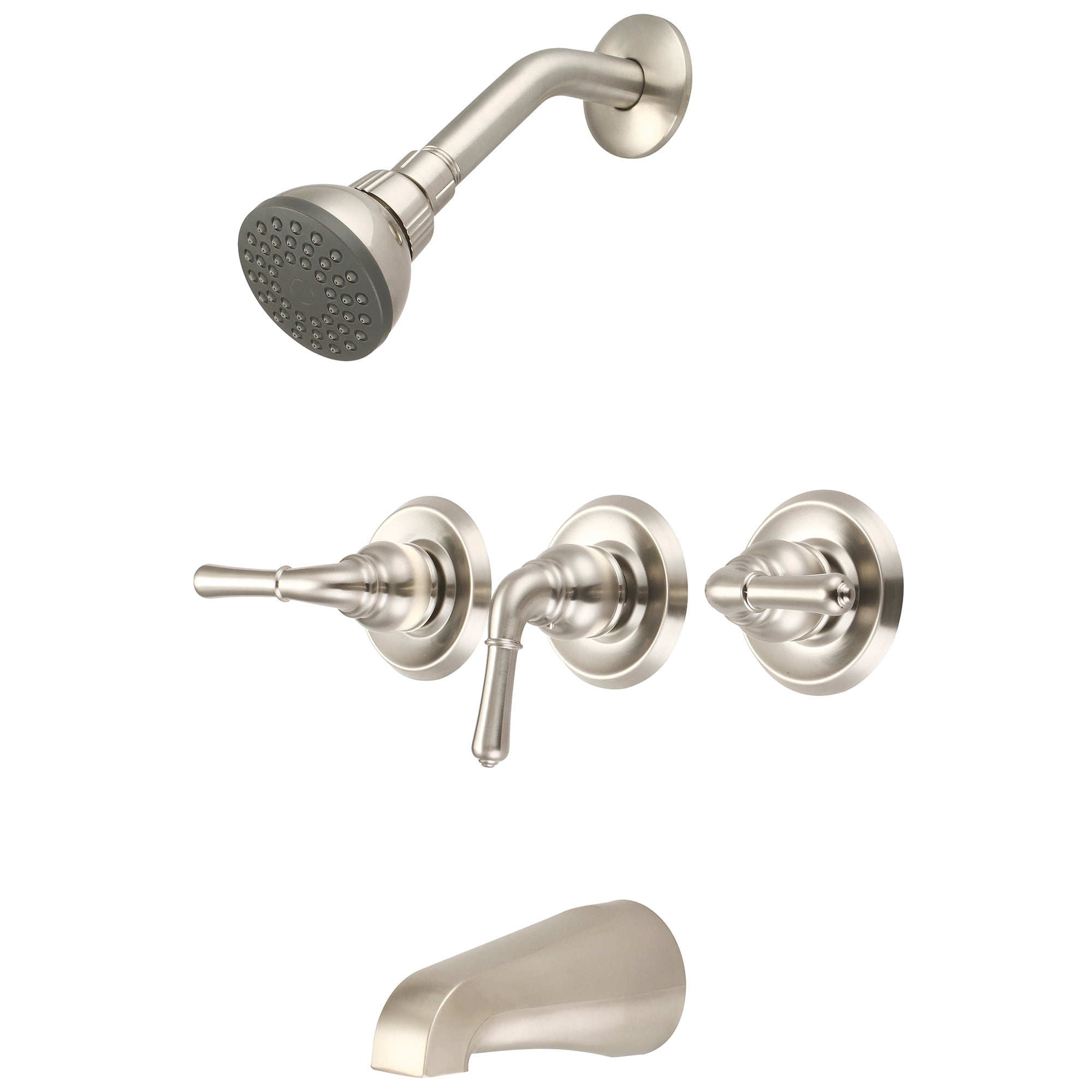 Olympia Faucets Elite Three Handle Single Function Tub and Shower Set ...