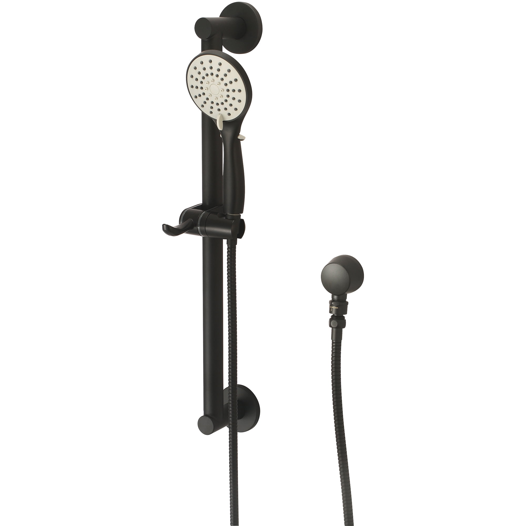 Olympia Faucets P-4450 I2 1.75 GPM Multi Function Hand Shower Package - Black - Walmart.com