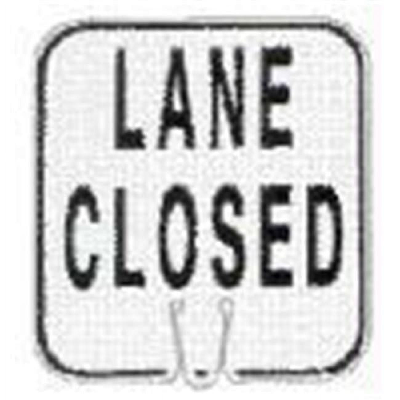 Olympia Sports SF039P Large Snap-On Cone Sign - LANE Closed - Walmart.com