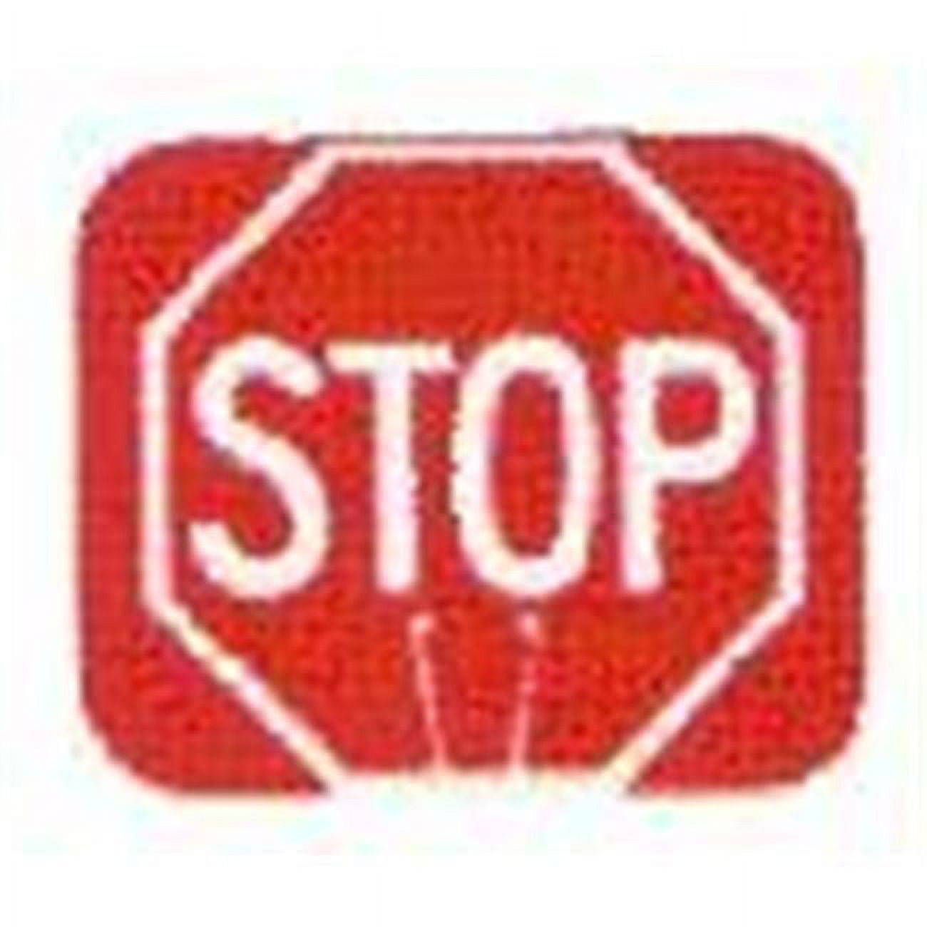 Olympia Sports SF056P Snap-On Cone Sign - STOP - Reflective - Walmart.com